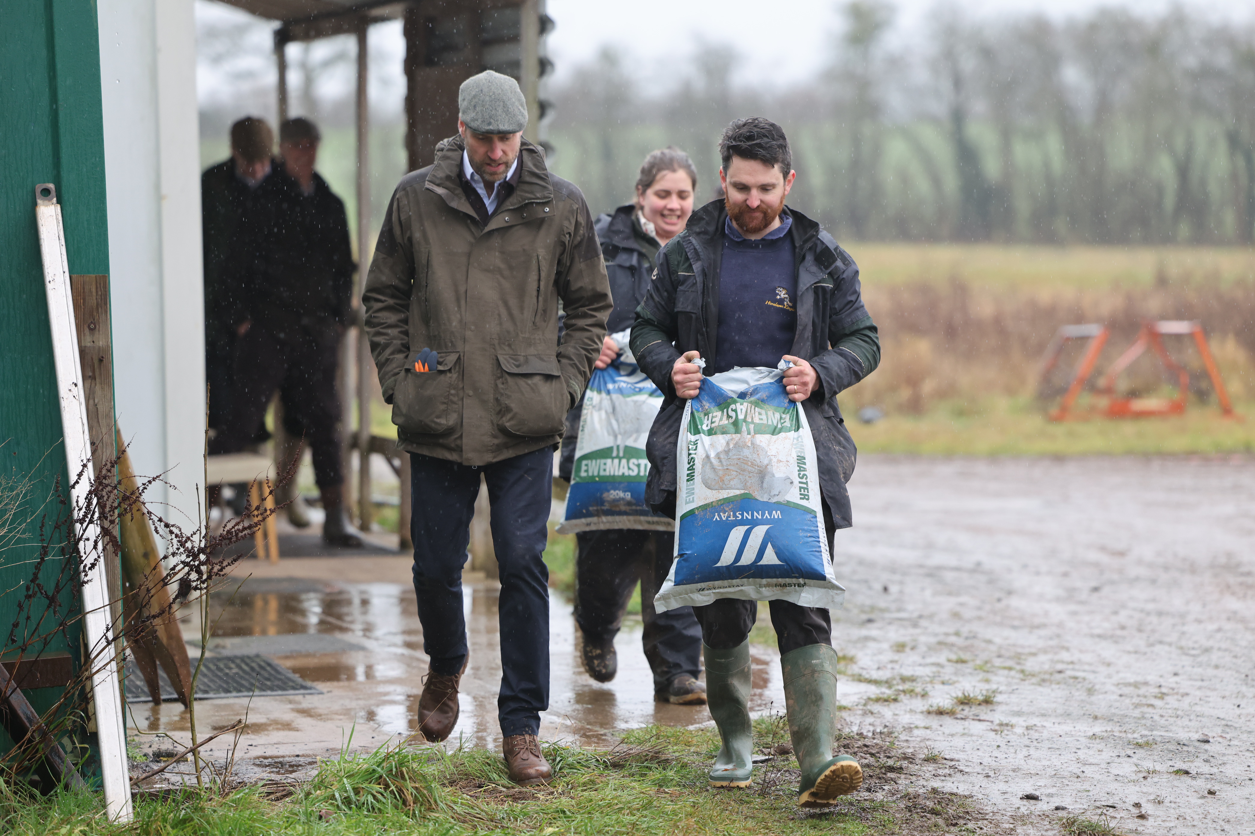 Prince William learns about 'contraband pig' from family of farmers as ...