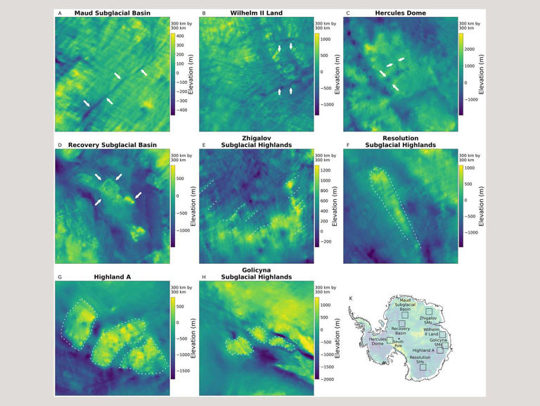 Este paisaje oculto de la Antártida ayudará a predecir la subida del ...