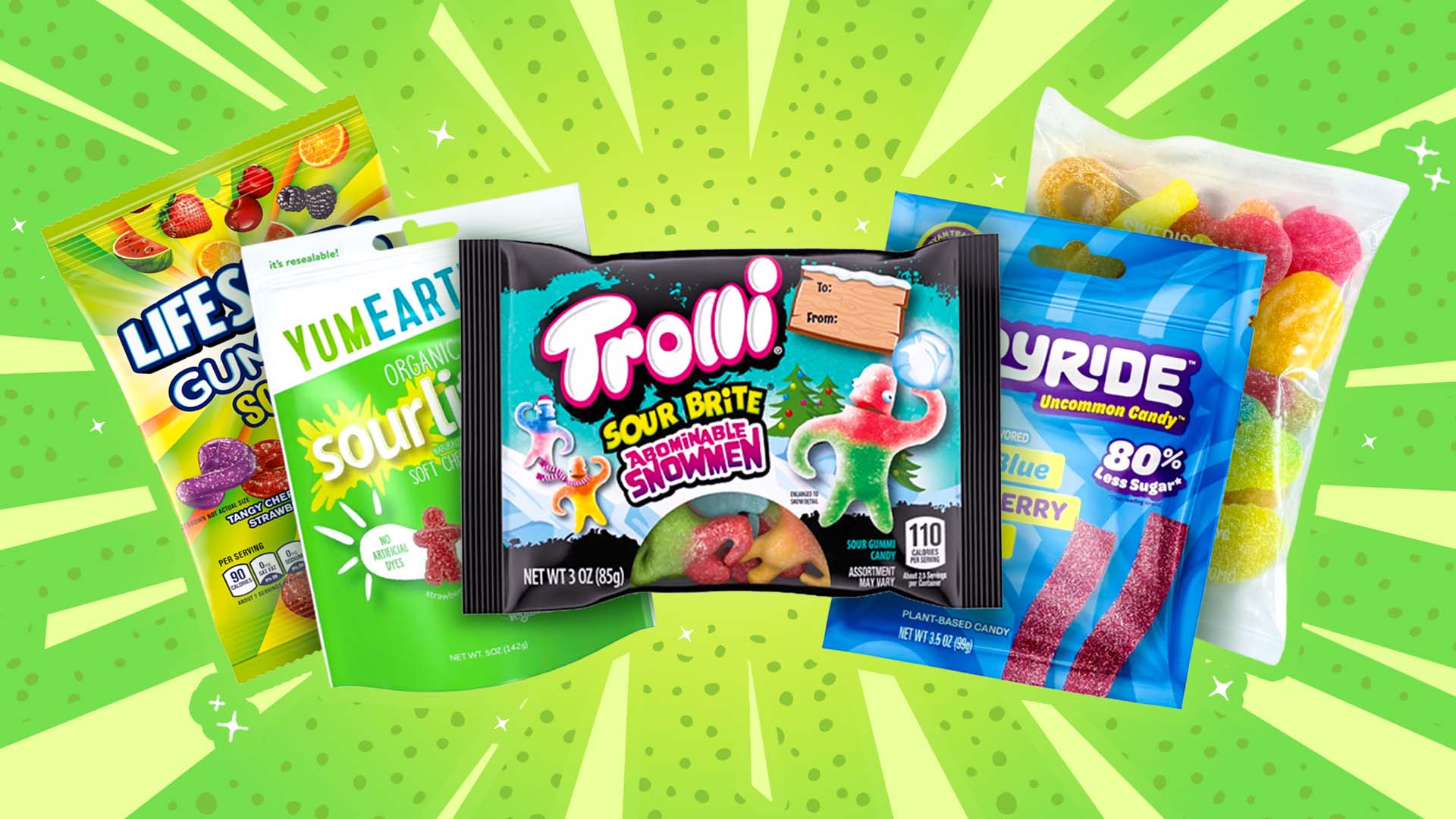 The best sour candy, ranked from tart to OMG