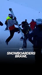 Snowboarders brawl with skier at French Alps resort