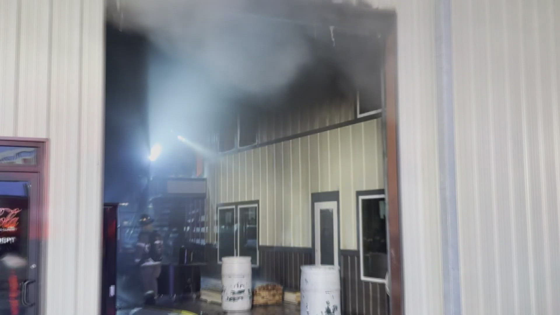 Firefighter injured while battling fire at Lufkin Coca-Cola plant property