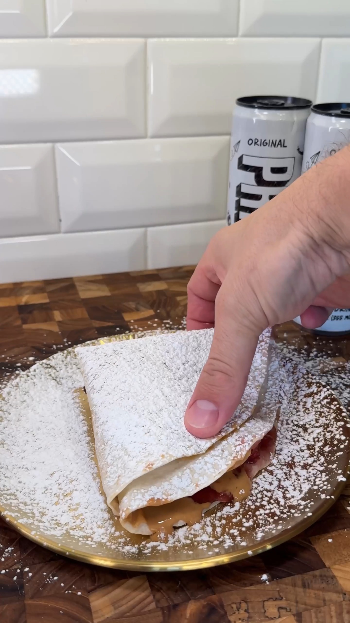 Peanut butter & jelly crunchwrap