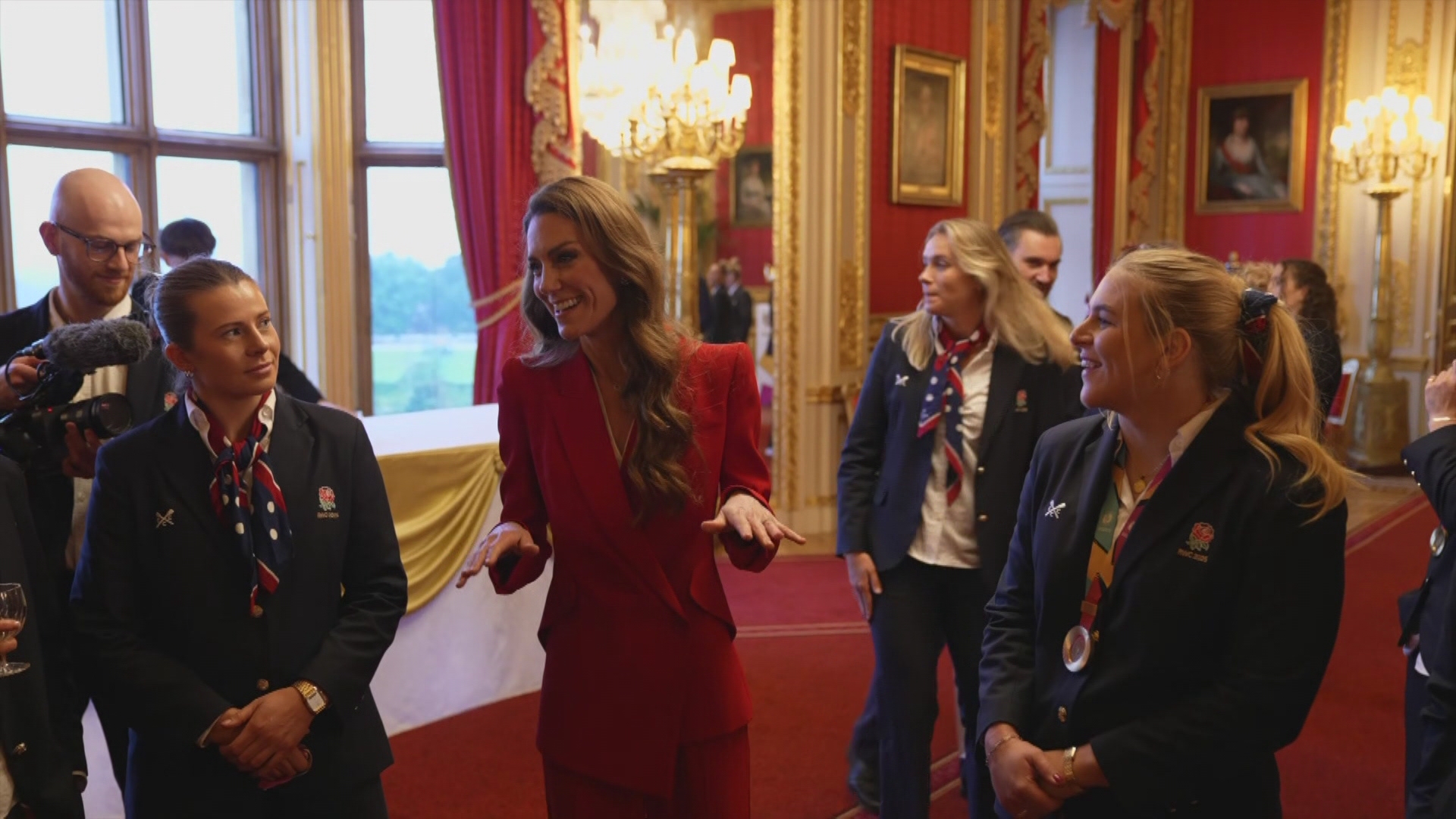 Princess Kate reveals her children play rugby