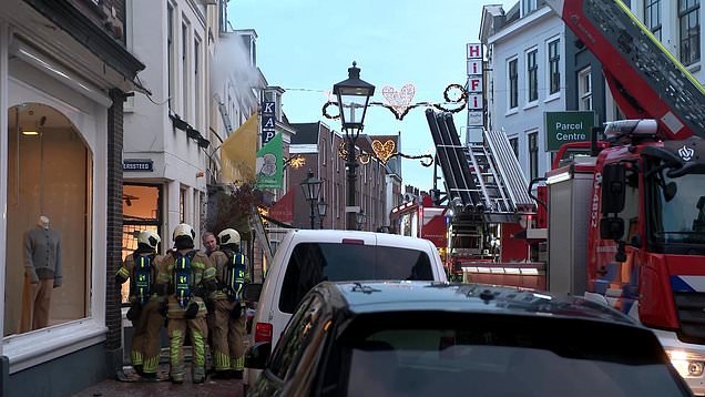 Building explosion causes large fire in Dutch town of Utrecht