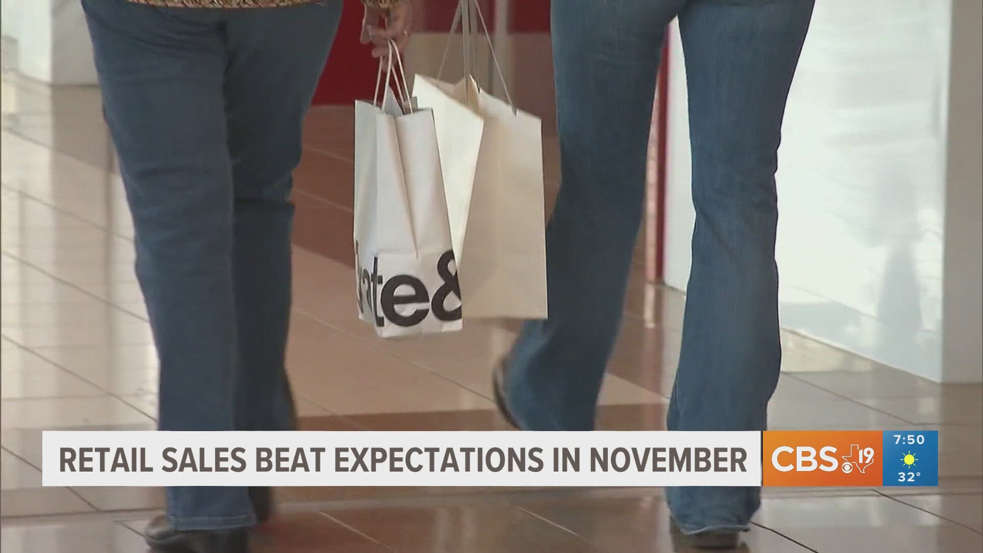 Retail sales beat expectations in November