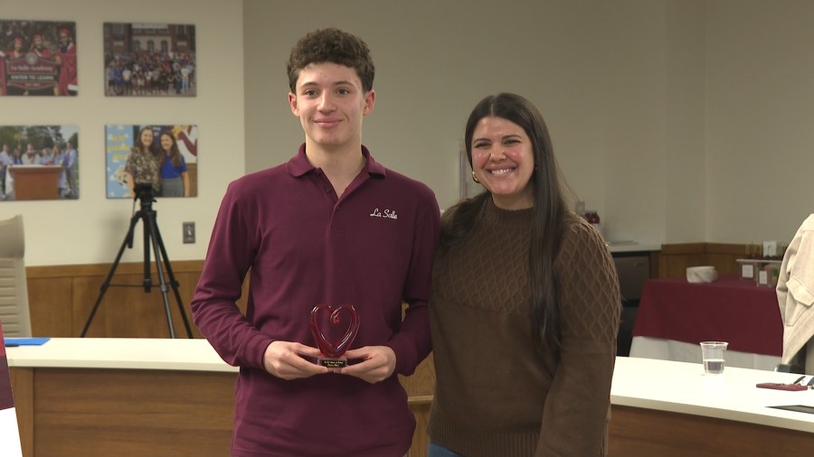 La Salle Academy student honored by American Heart Association