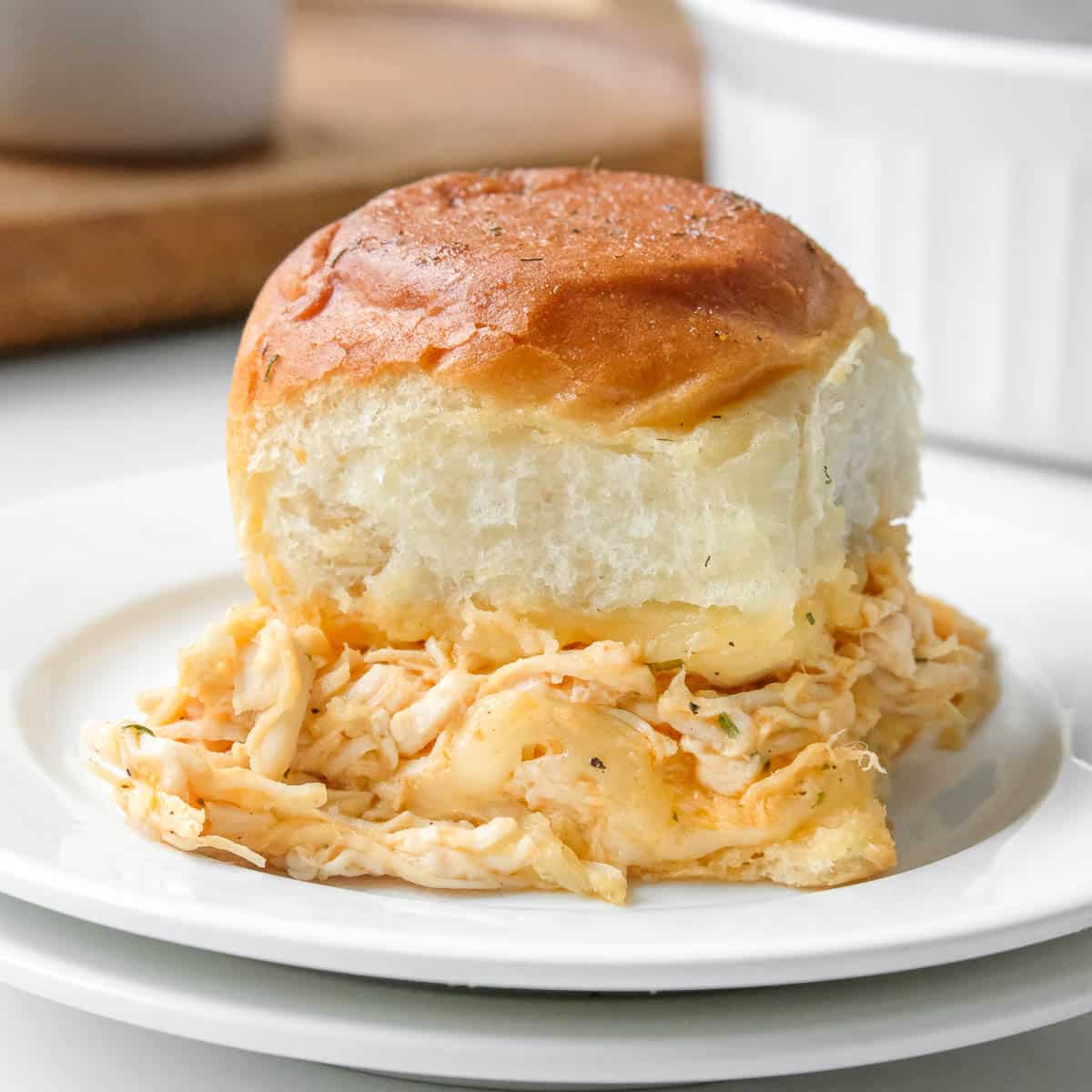 Buffalo chicken sliders