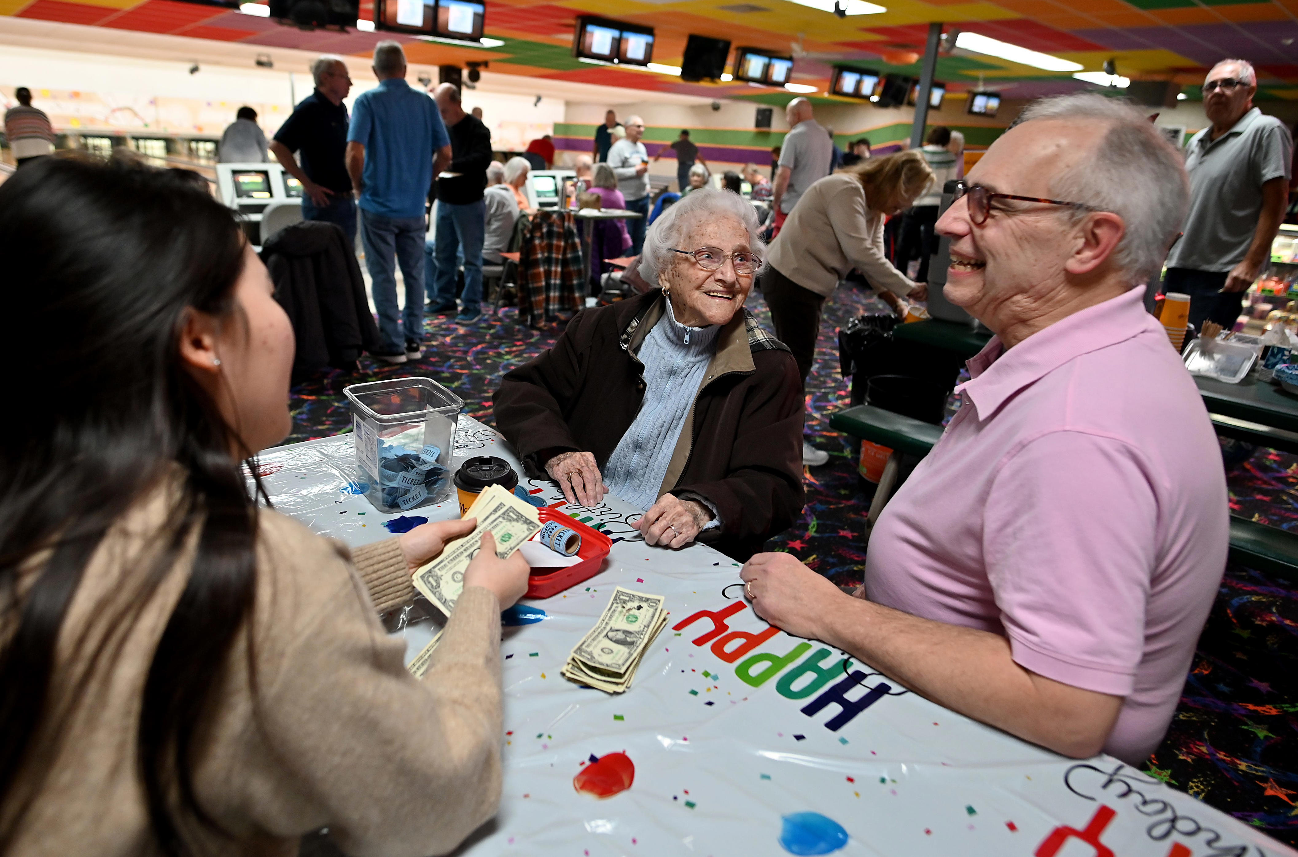 Striking a century: Longtime candlepin bowler marks 100th birthday