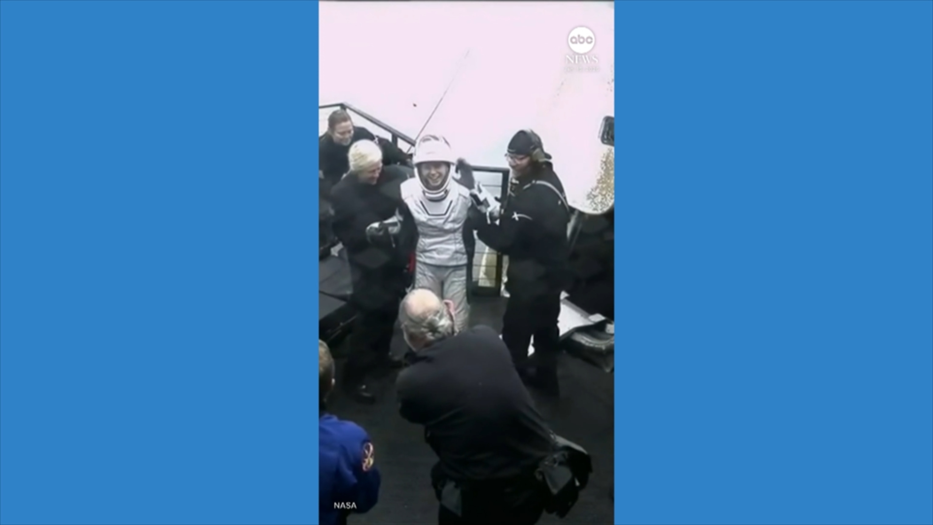 Astronauts return to Earth after first-ever medical evacuation from ISS
