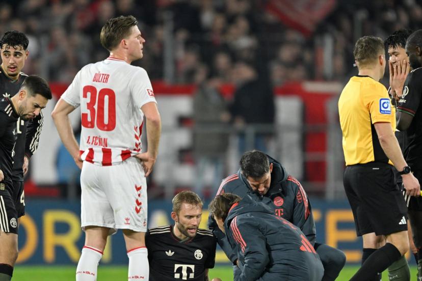 Konrad Laimer, le milieu du Bayern Munich, blessé au mollet gauche