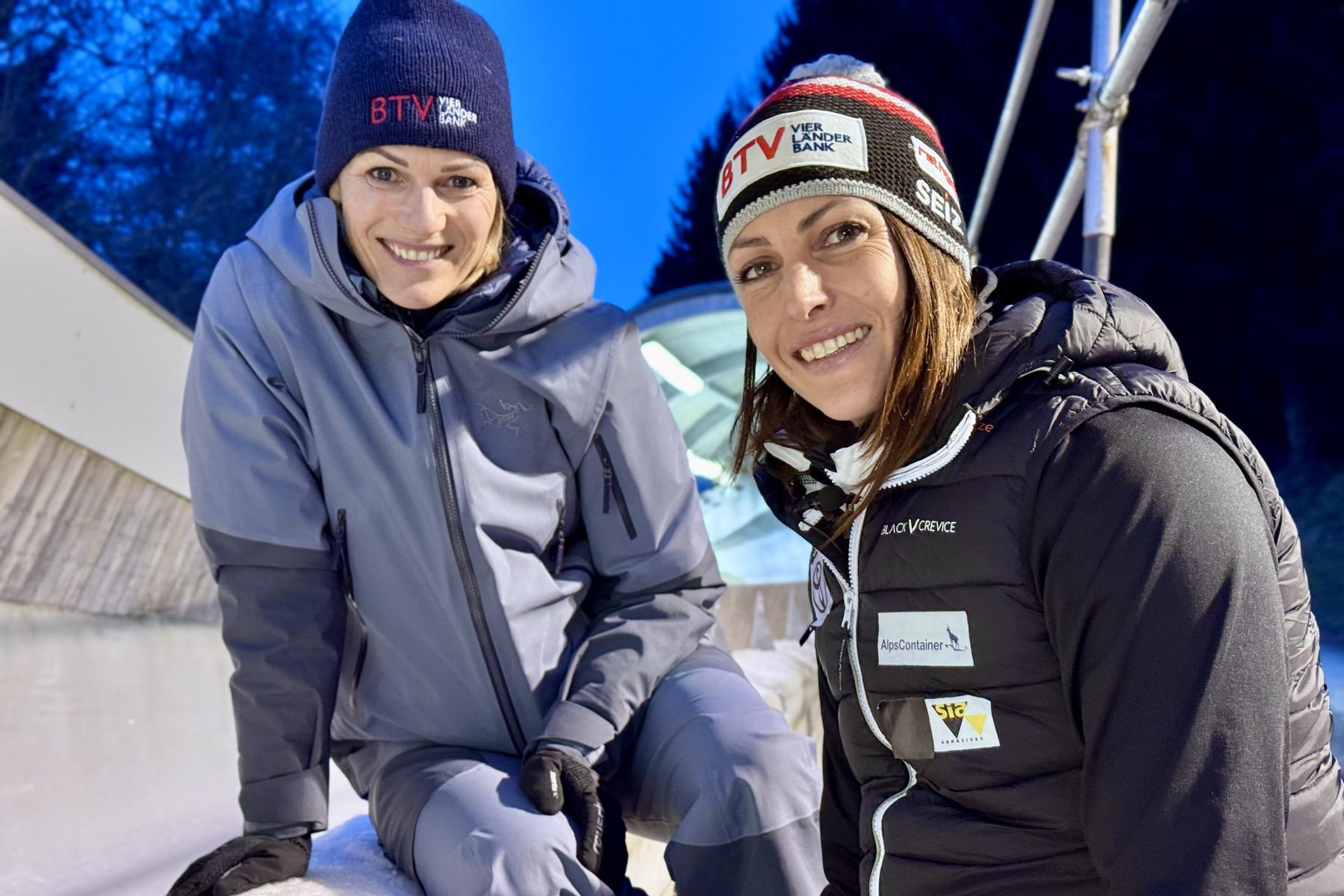 Nervenkitzel im Video: Marlies Raich kopfüber im Eiskanal von Igls