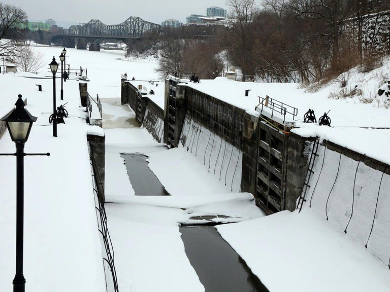 Mostly unscathed, Rideau Canal ski jumper earns rebuke from Parks Canada