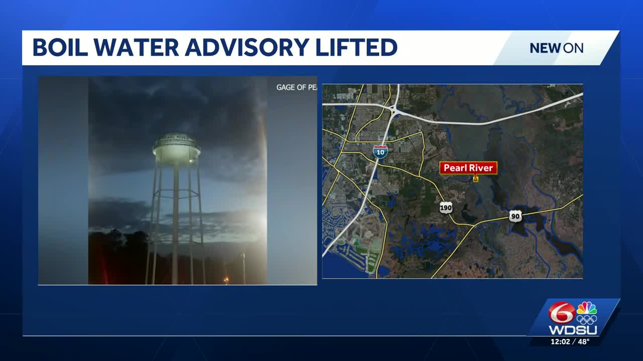 Pearl River boil water advisory lifted