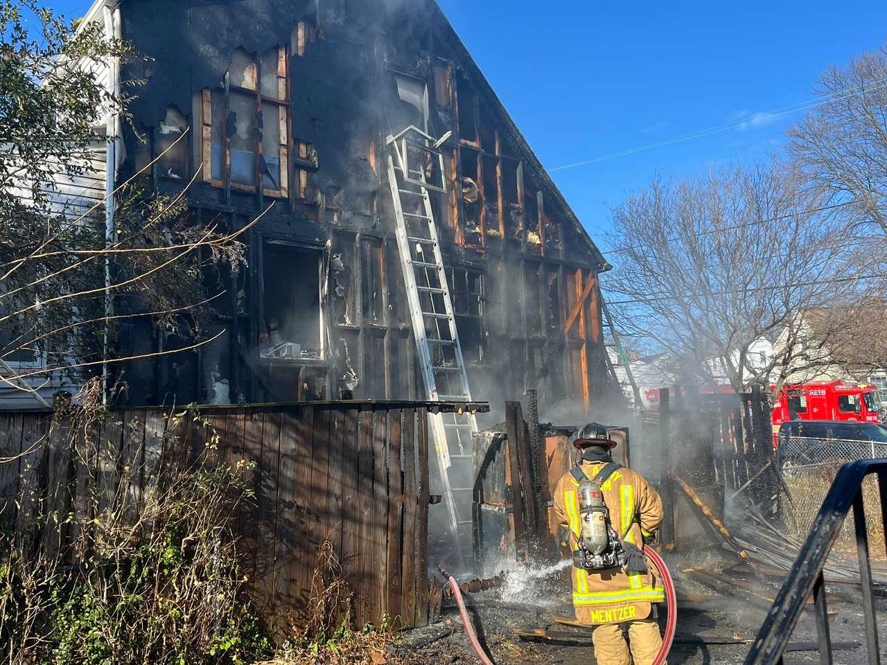 Wind-fueled house fire displaces families in Maryland as crews battle ...