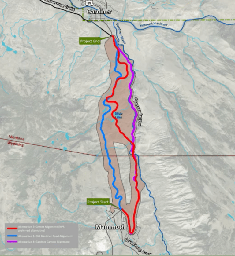 Yellowstone mulls new permanent routes to replace flood-damaged highways