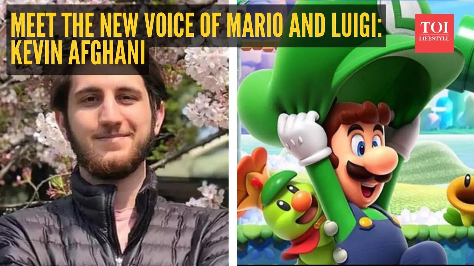 Meet the new voice of Mario and Luigi: Kevin Afghani