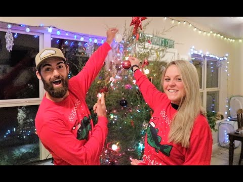 Finding and decorating the perfect Christmas tree outdoors