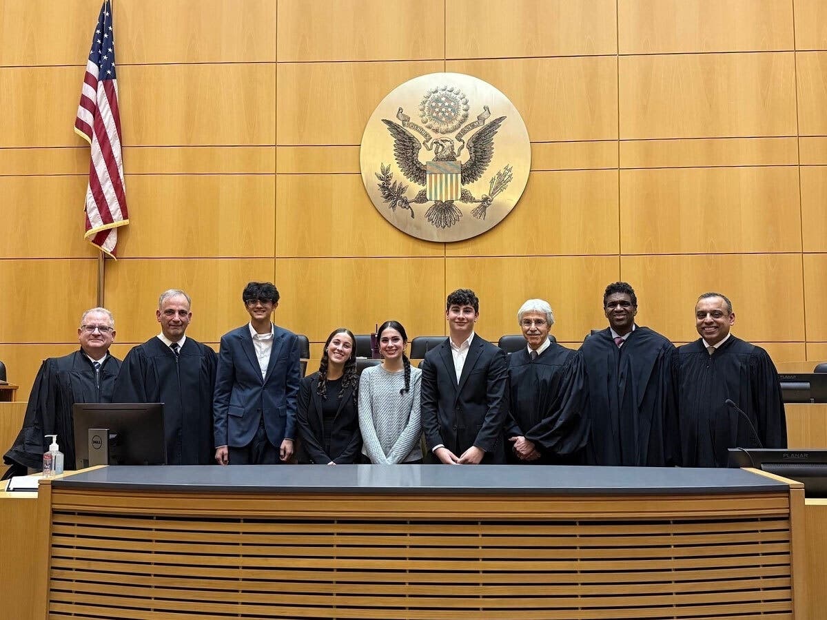 POBJFK High School moot court team argued its way to the top