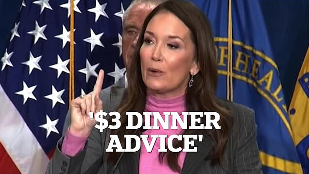 Secretary of Agriculture gives $3 dinner advice as food costs soar