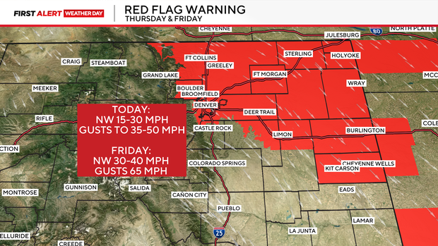 Several First Alert Weather Days ahead in Colorado with gusty winds and ...