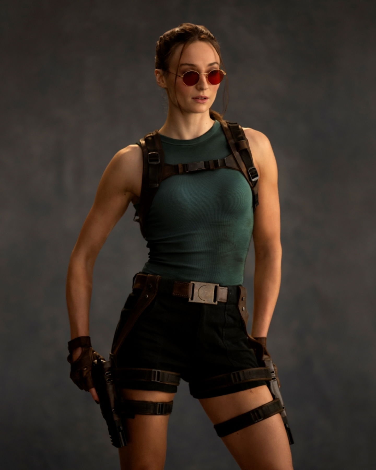 Primera imagen de Sophie Turner como Lara Croft en la serie que prepara ...