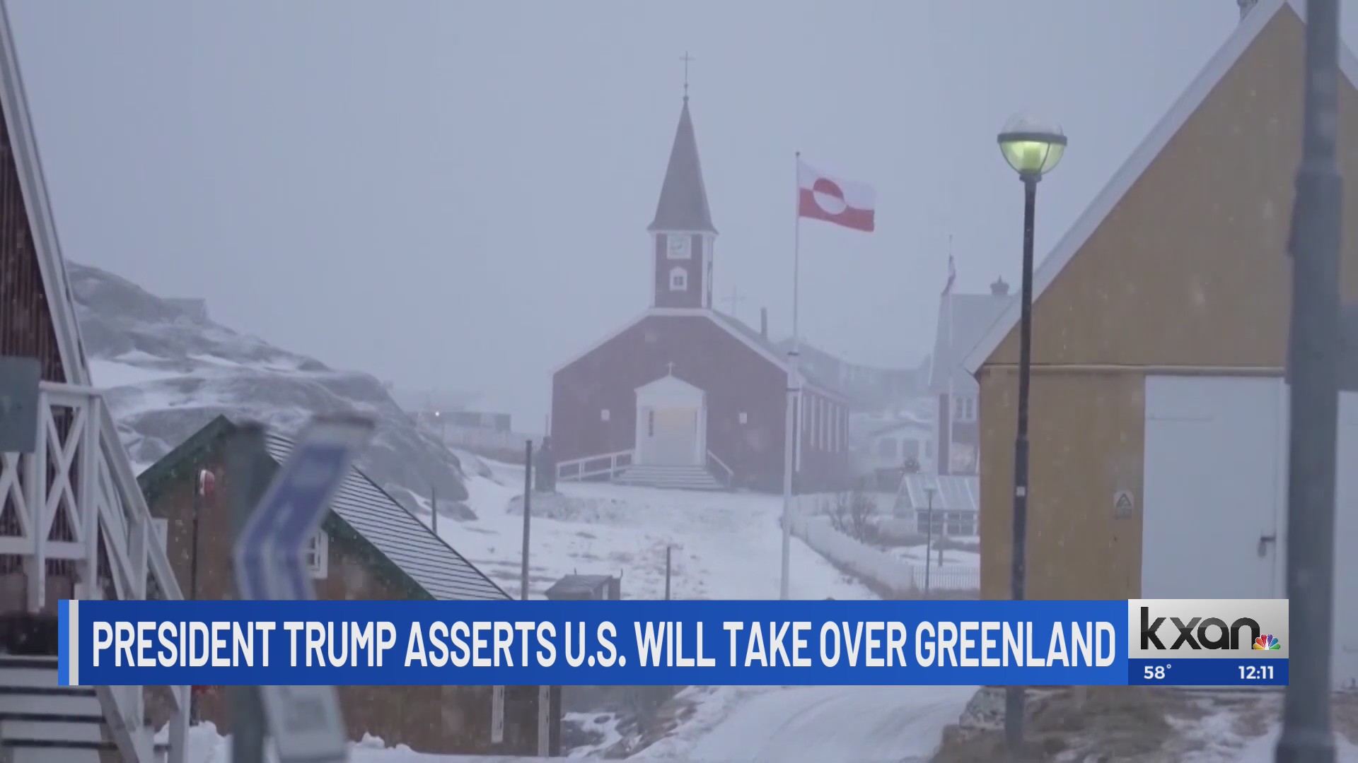 President Trump asserts US will take over Greenland