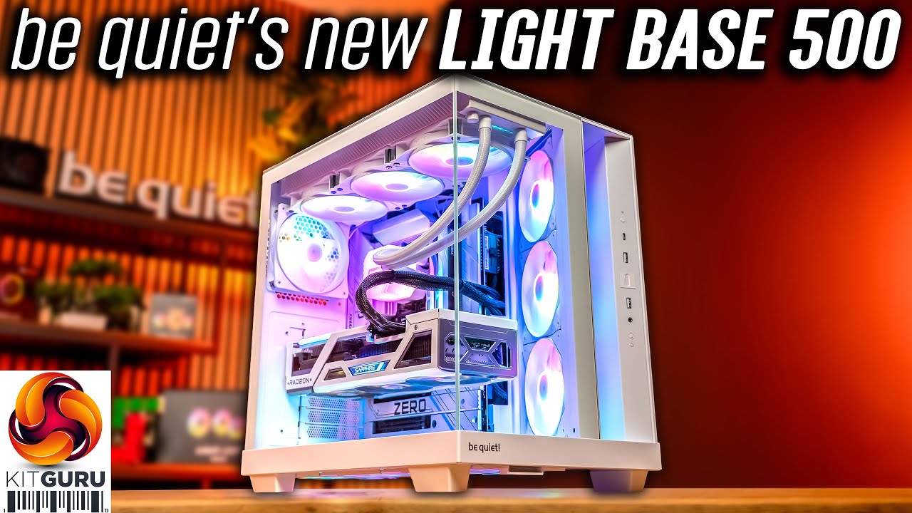 Be Quiet Light Base 500 LX first look | Gamescom 2025 new case
