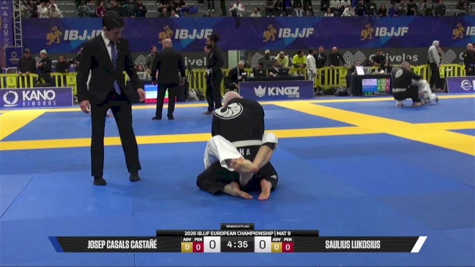 Saulius Lukosius vs Josep Casals Castañé 2026 European Jiu-Jitsu IBJJF ...