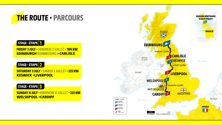 Manchester, Cardiff and London to host Tour de France and Tour de ...