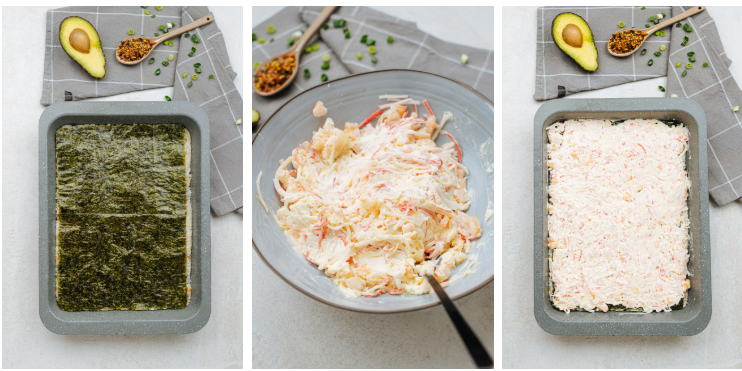 Skip the rolls—try this flavor-packed sushi bake instead