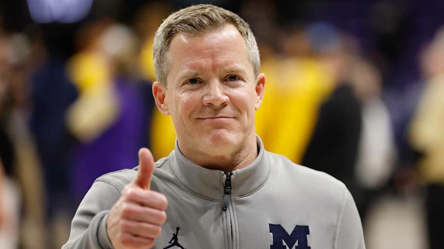 Dusty May gives perfect postgame speech after Michigan's hard-fought ...
