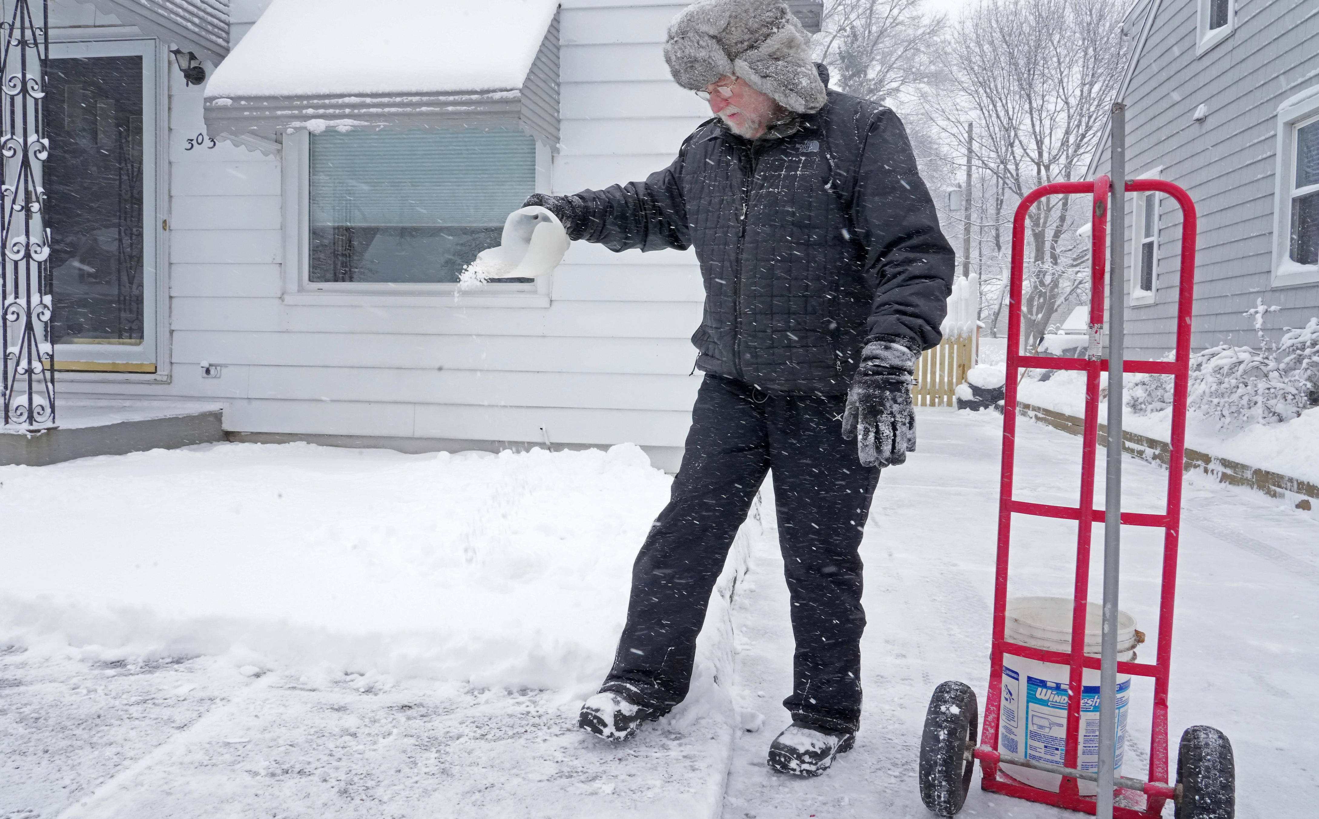 Who got the most snow overnight? See how much fell around Erie area