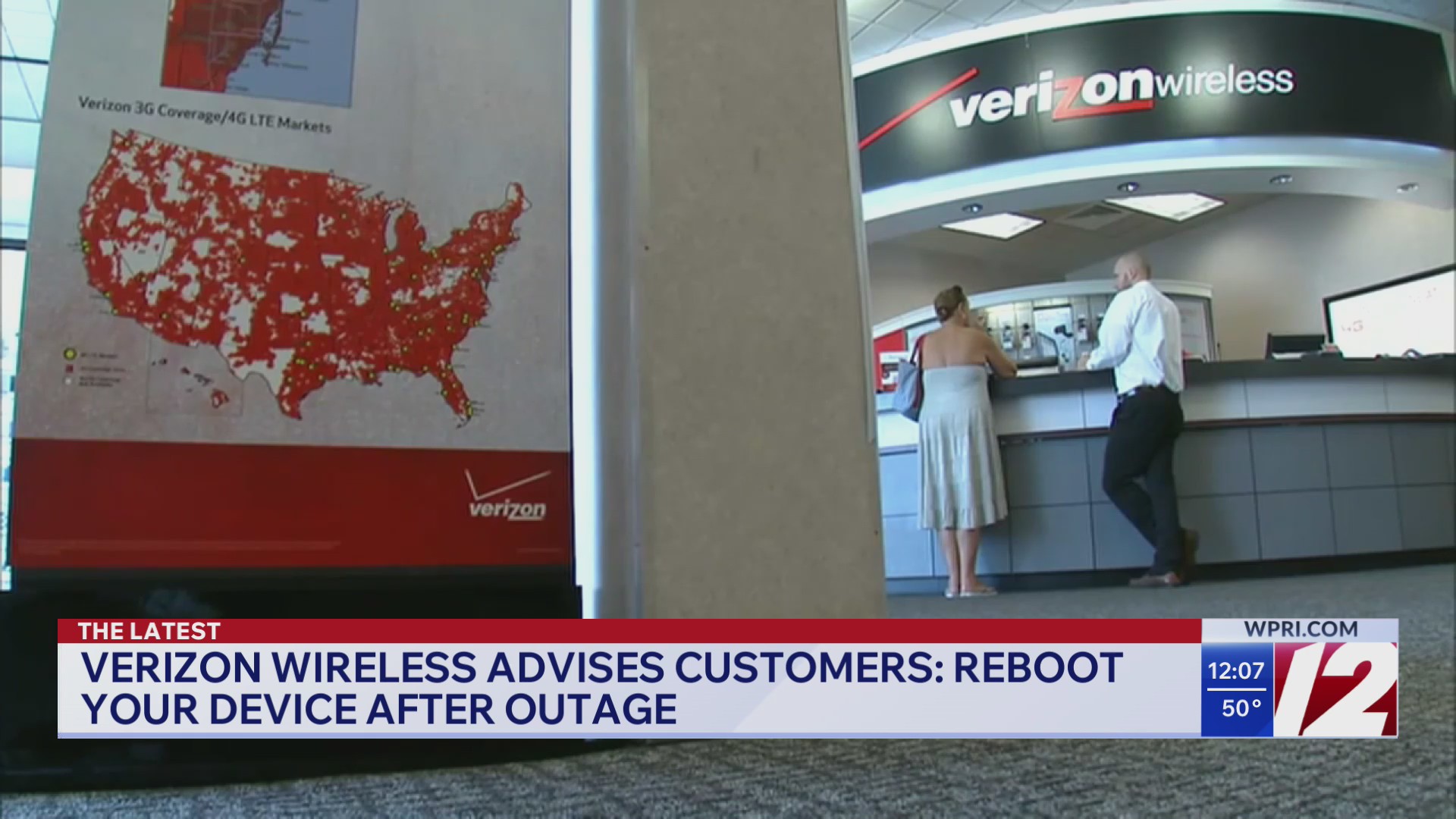 Verizon advises customers to reboot devices after outage