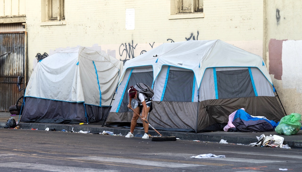 Homeless encampment at center of health alert over rat-borne disease