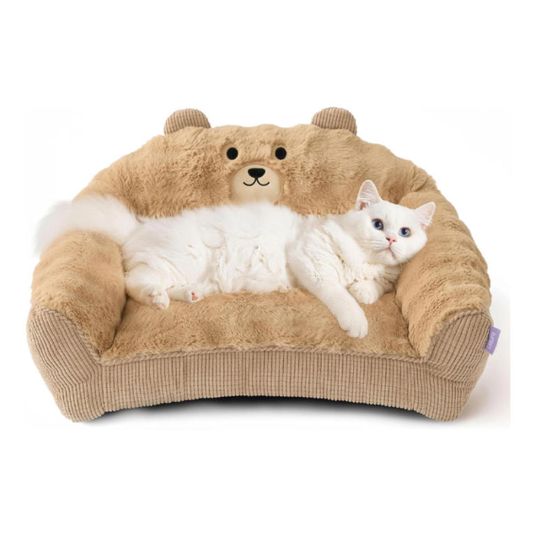 Amazon has a ‘cozy and cute’ teddy bear-inspired cat bed on sale for 54 ...