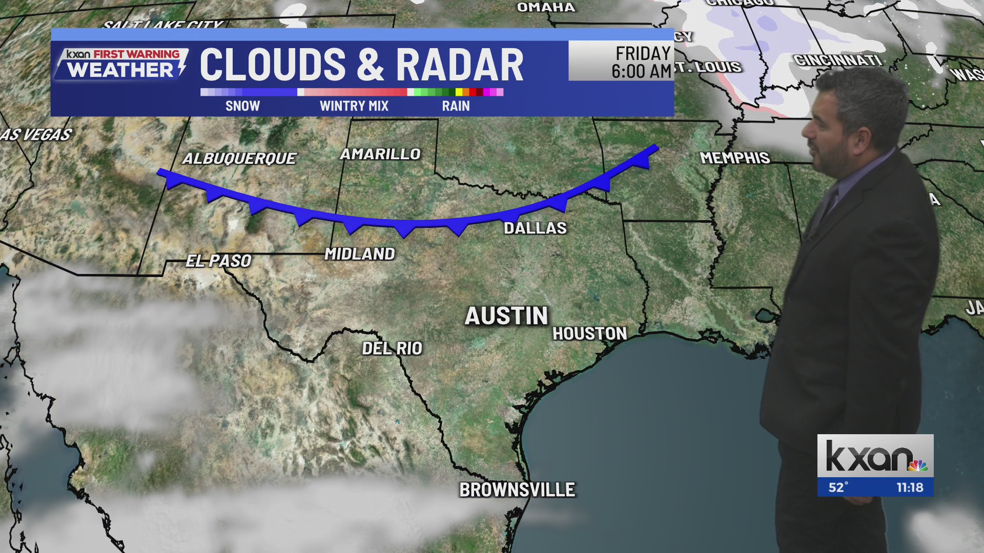 Late week front bringing freezing nights | Jan 15 KXAN weather update