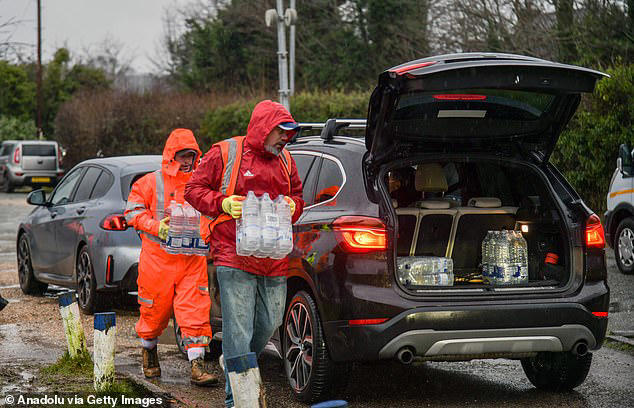 Delivery man is caught placing emergency water supplies on Kent ...