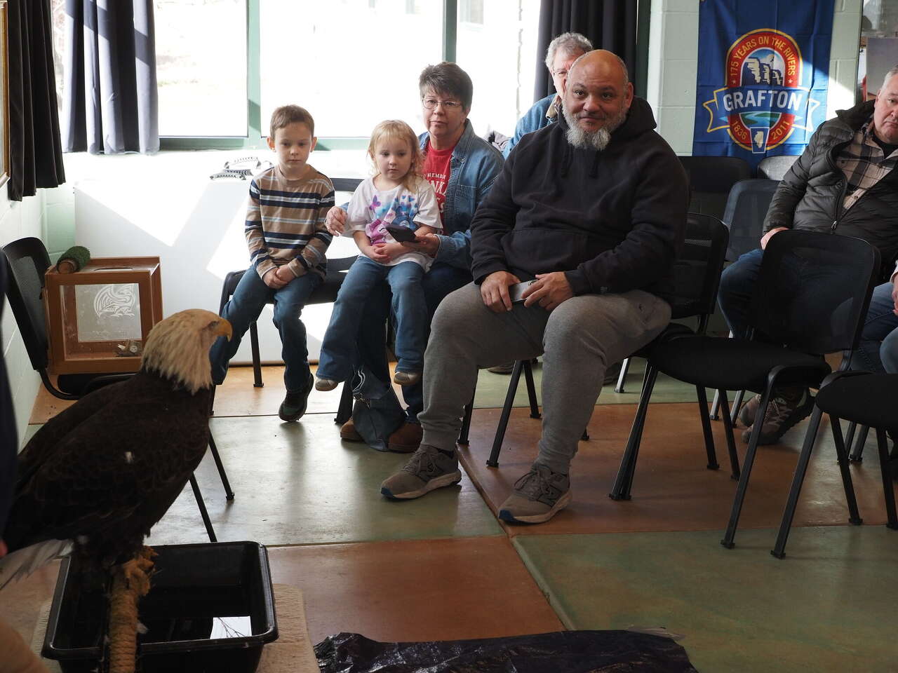 Meet eagles up close at Alton Visitors Center