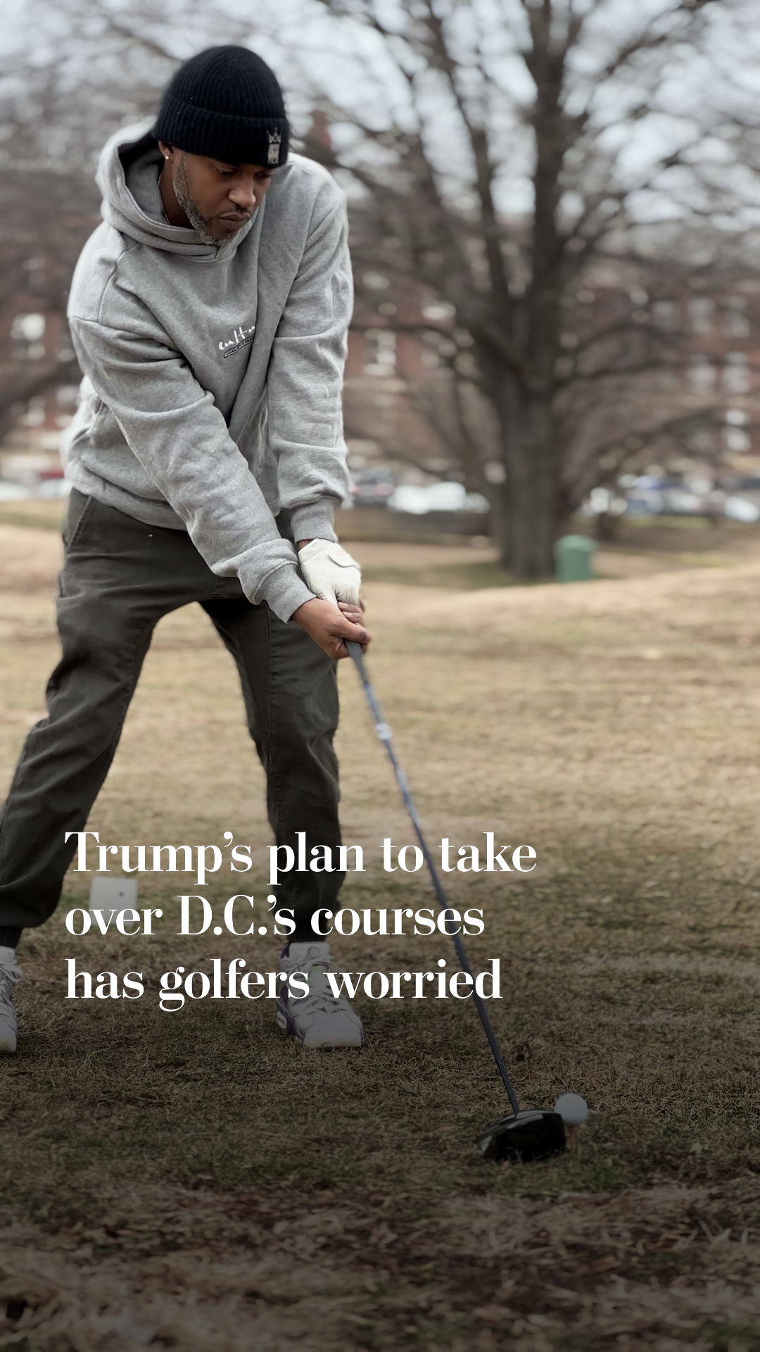 Trump’s plan to take over DC.’s courses has golfers worried
