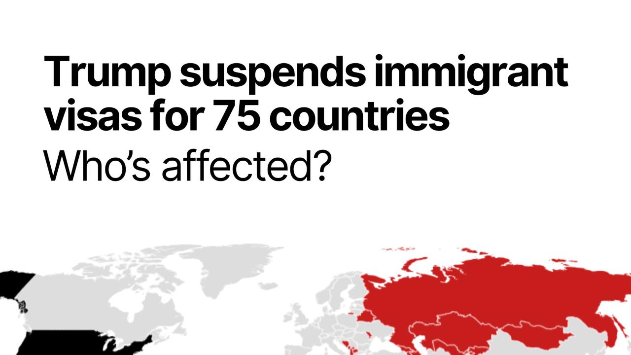 Who is affected by Trump's suspension of immigrant visas?