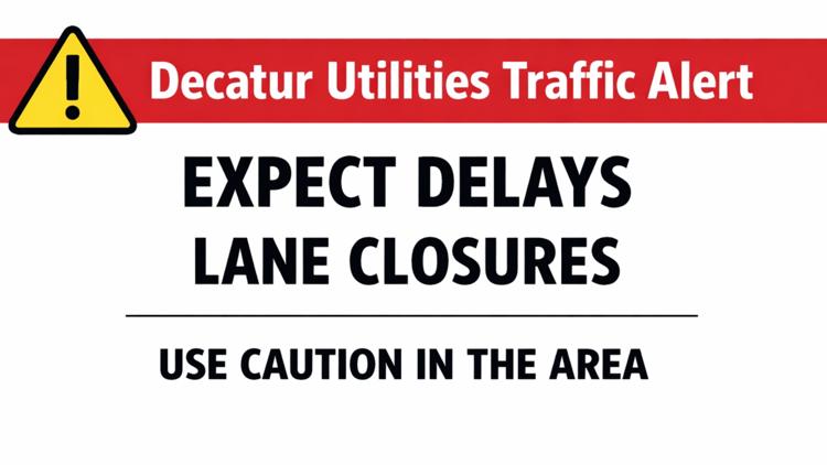 Nighttime lane closures scheduled June 21-24 for sewer work in Decatur