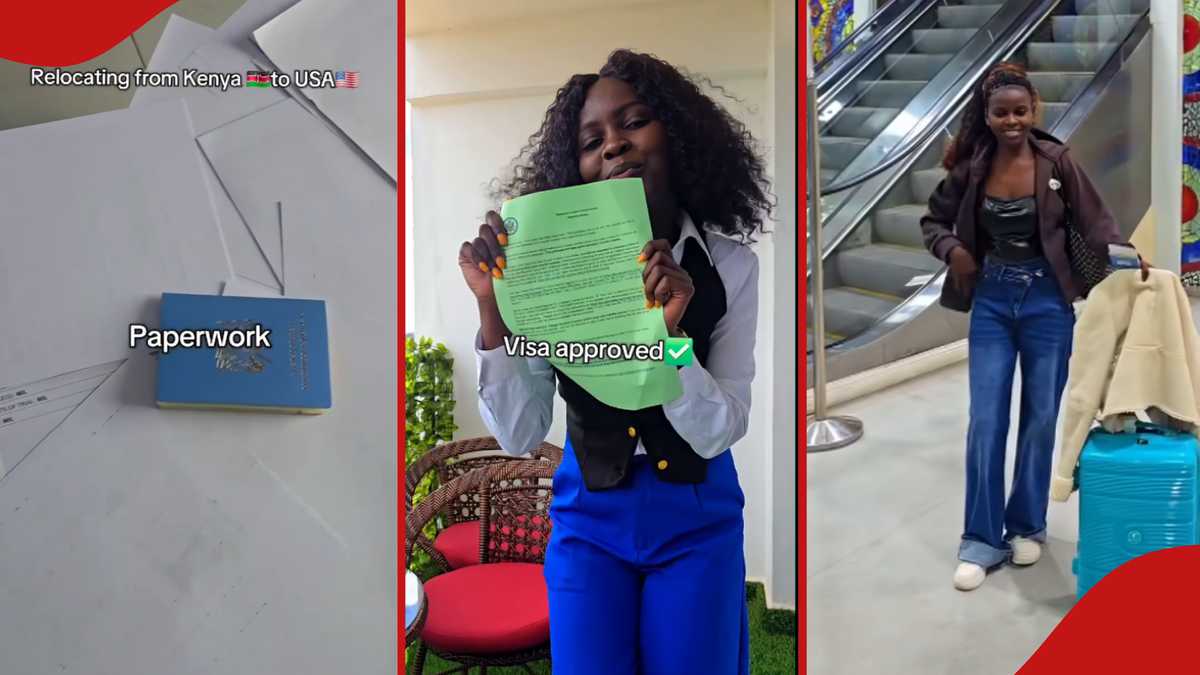 Kenyan lady elated after getting visa approval, shares relocation ...