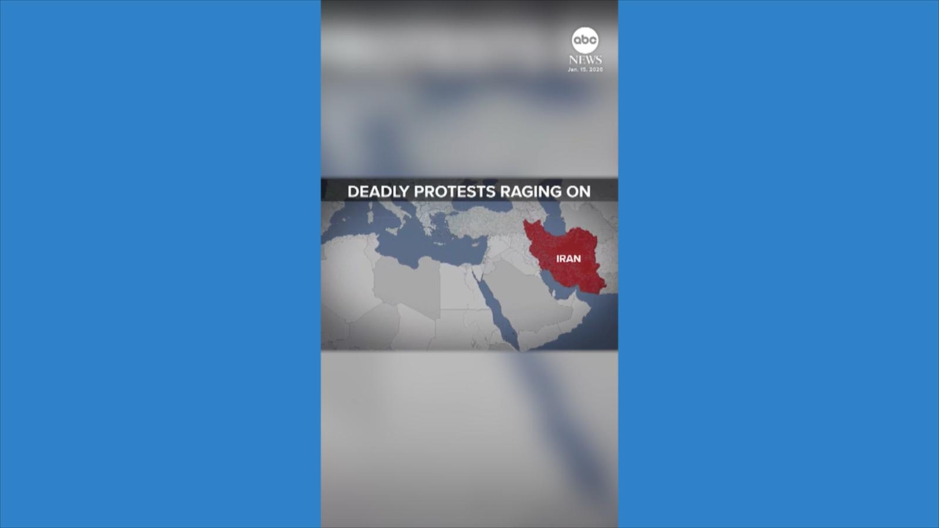 Trump says 'killing has stopped' in Iran amid protests