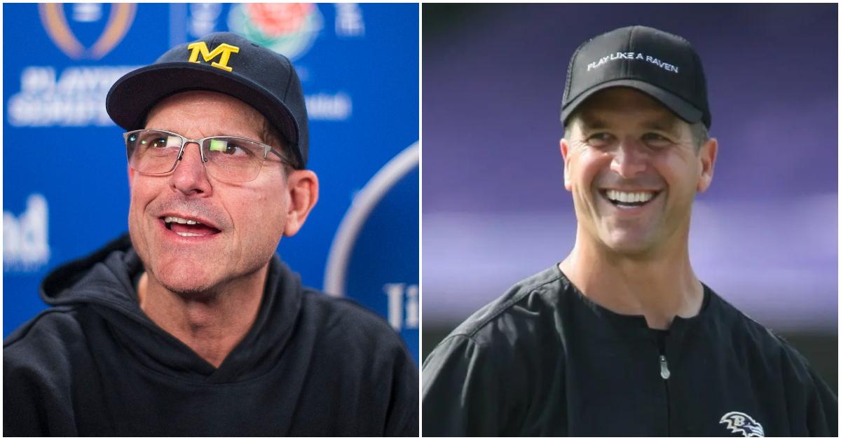 The Harbaugh brothers were raised by football-loving parents with their ...