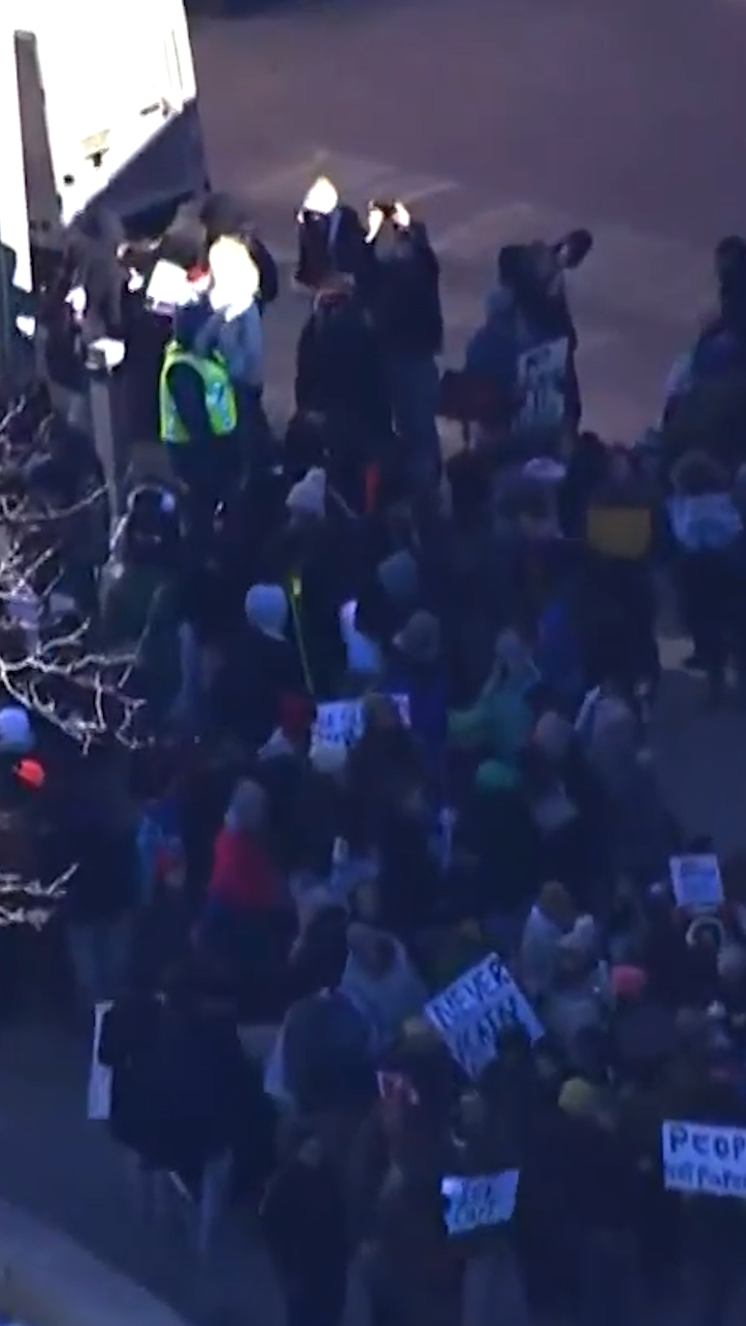 Students united in protest