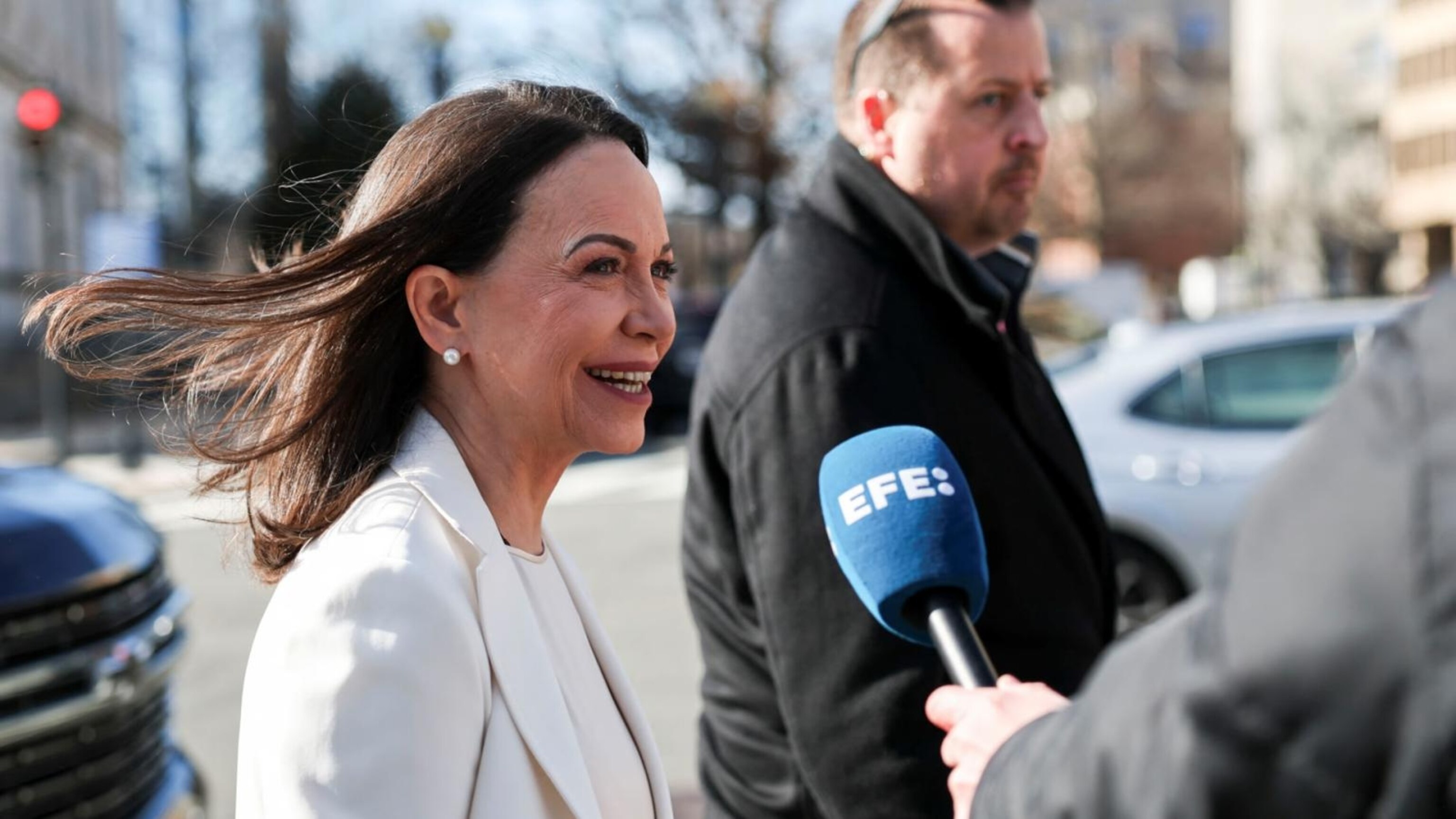 Trump meets with Venezuelan opposition leader Maria Corina Machado