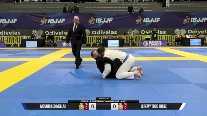 Jeremy Todd Fresz vs Mounir Leo Mellah 2026 European Jiu-Jitsu IBJJF ...