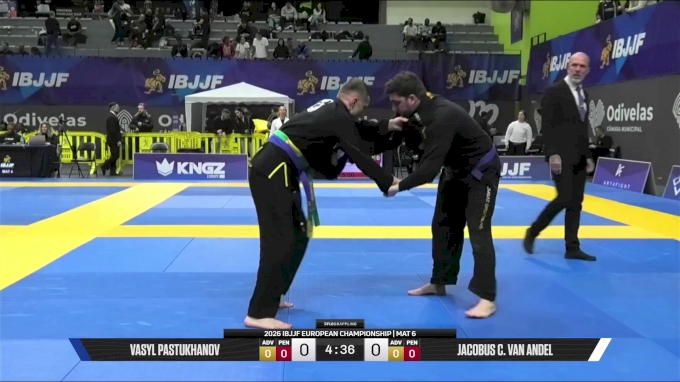 Jacobus C Van Andel vs Vasyl Pastukhanov 2026 European Jiu-Jitsu IBJJF ...