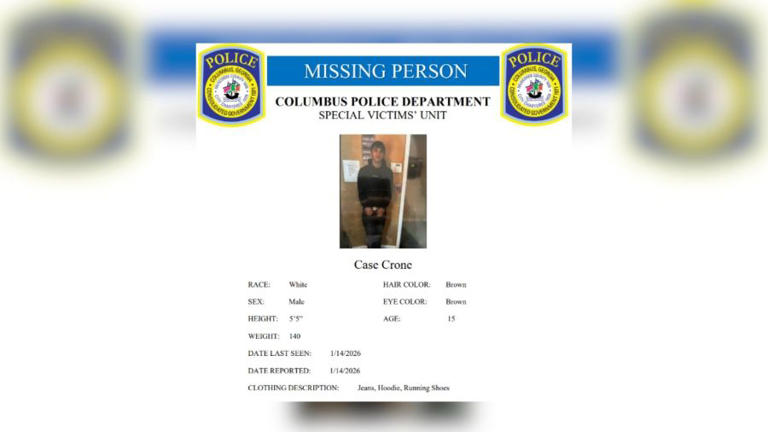Columbus police searching for teenager last seen near Melrose Drive