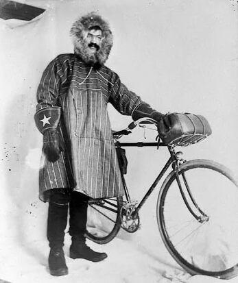 Historians say winter biking has a long history in the Yukon